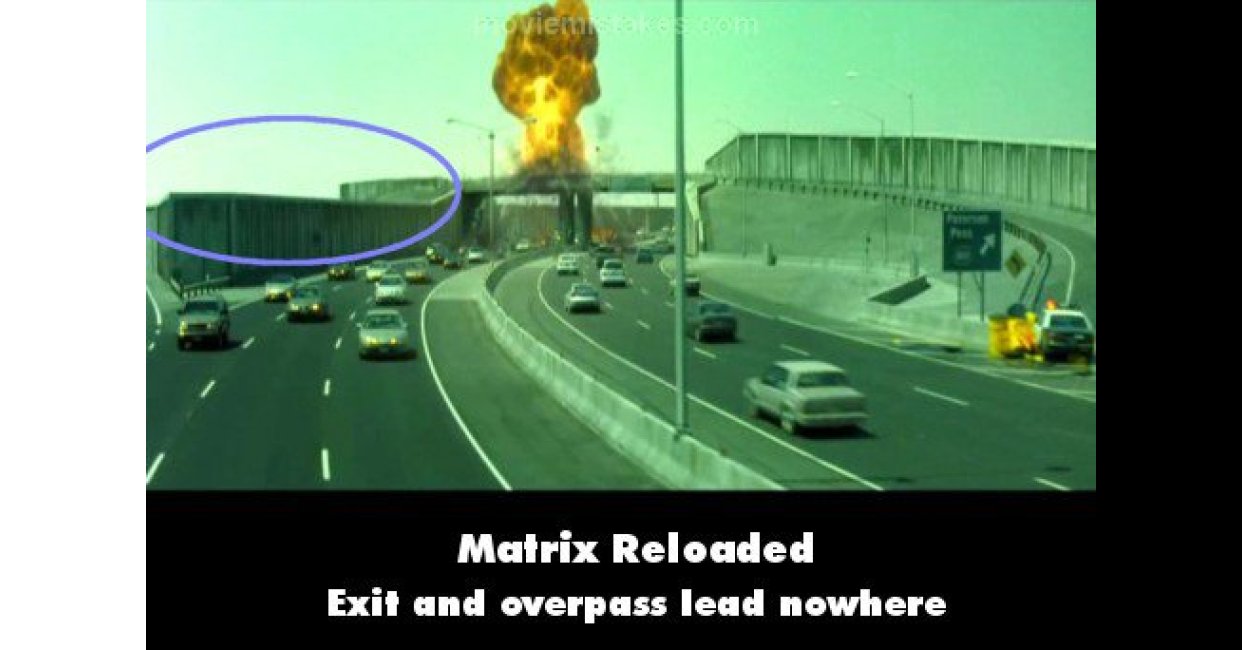 The Matrix Reloaded (2003) movie mistake picture (ID 43799)