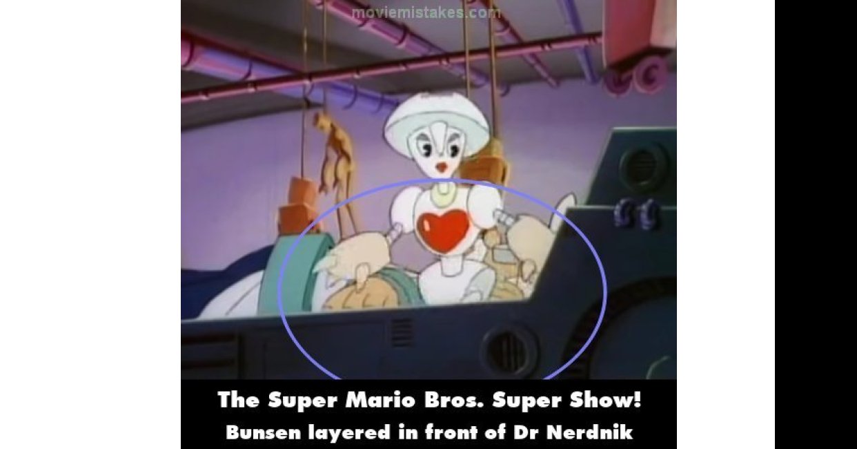 The Super Mario Bros. Super Show! (1989) TV mistake picture (ID 48163)