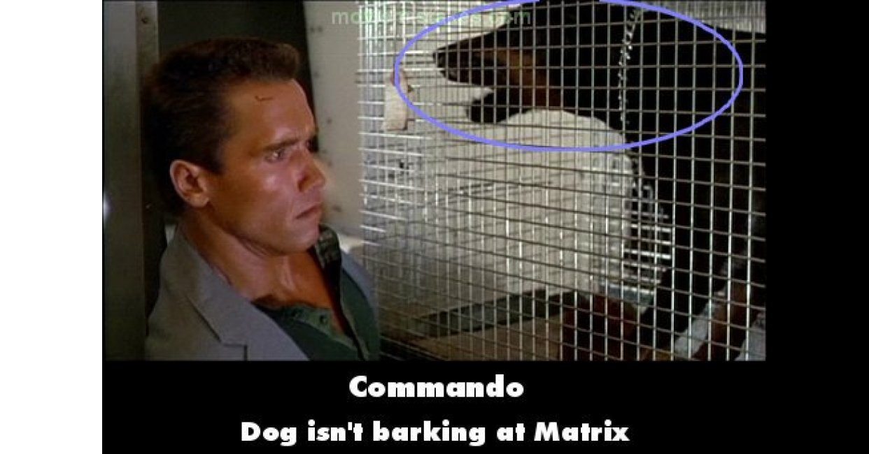 Commando (1985) movie mistake picture (ID 48246)