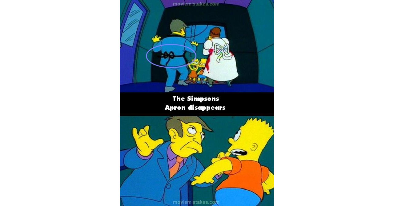 The Simpsons (1989) TV mistake picture (ID 50870)