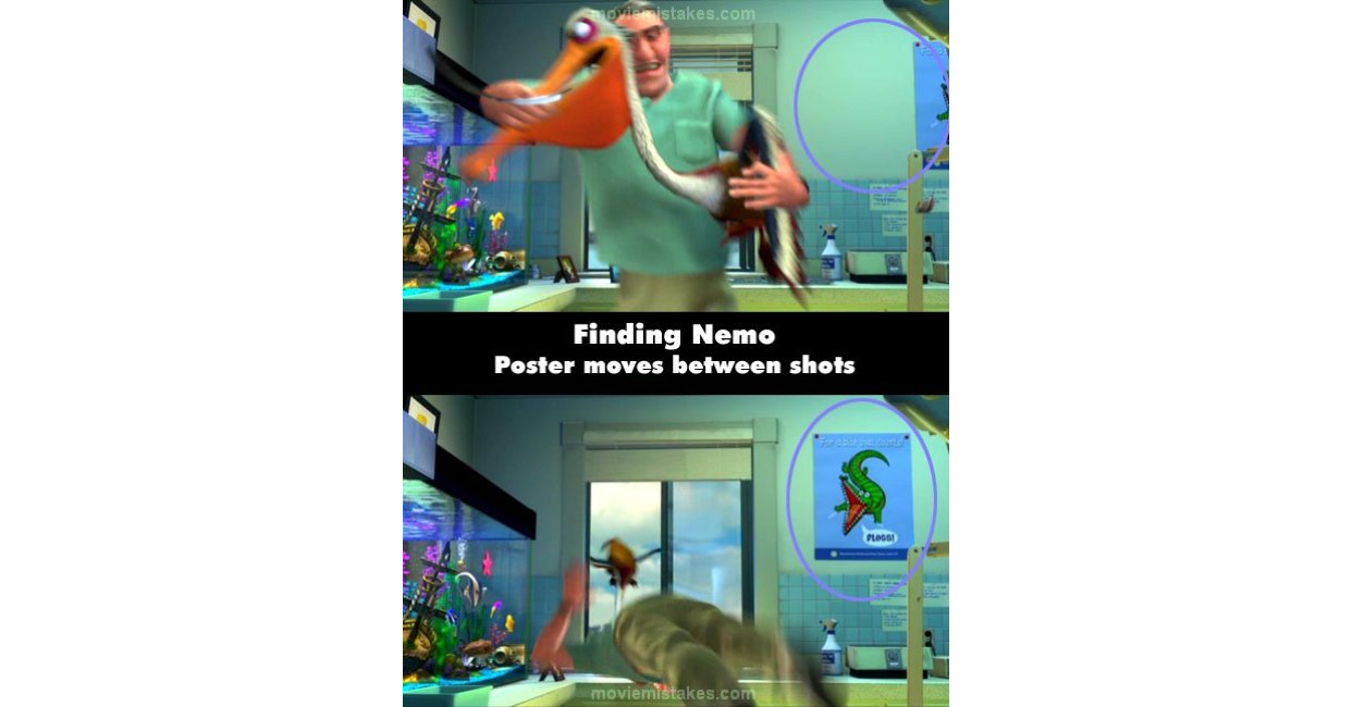 Finding Nemo (2003) movie mistake picture (ID 52146)