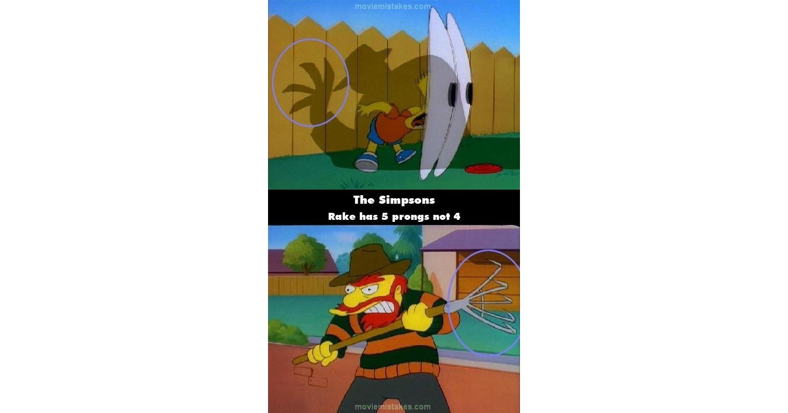 The Simpsons (1989) TV mistake picture (ID 72579)