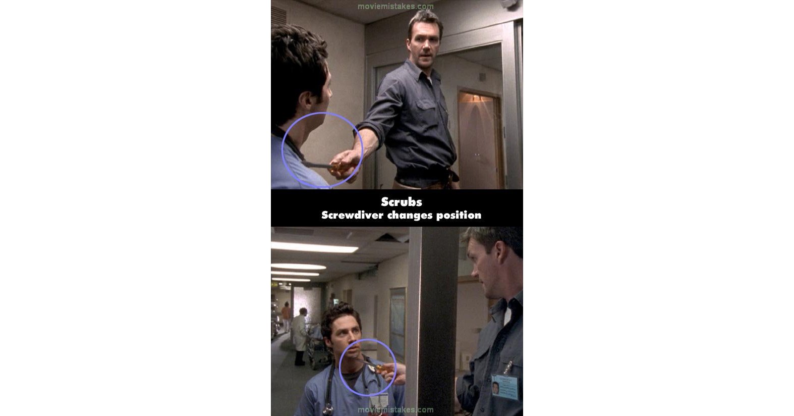 Scrubs (2001) TV mistake picture (ID 86930)