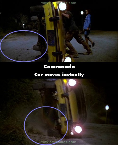 Commando (1985) movie mistake picture (ID 108479)