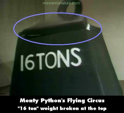 Monty Python's Flying Circus (1969) TV mistake picture (ID 108914)