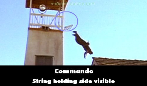 Commando (1985) movie mistake picture (ID 12619)