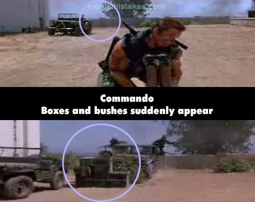 Commando (1985) movie mistake picture (ID 130194)
