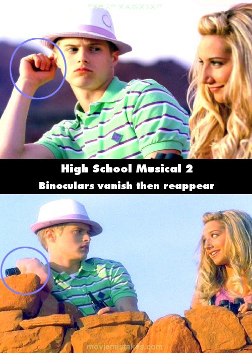 High School Musical 2 (2007) movie mistake picture (ID 130482)