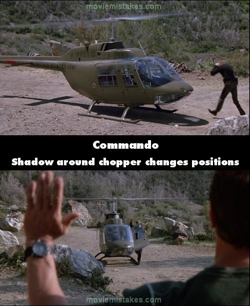 Commando (1985) movie mistake picture (ID 172235)