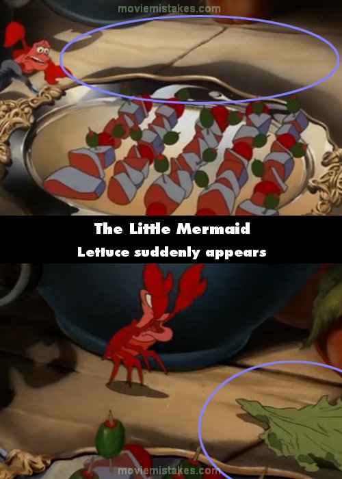 The Little Mermaid (1989) movie mistake picture (ID 173424)