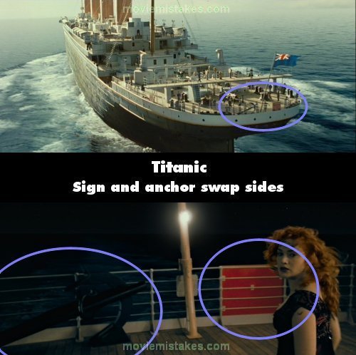 Movie Mistakes Titanic