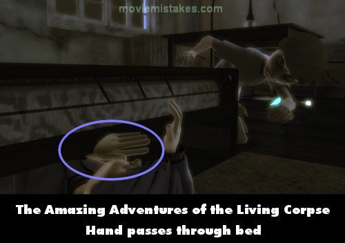 The Amazing Adventures of the Living Corpse (2012) movie mistake ...