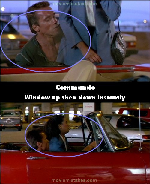 Commando (1985) movie mistake picture (ID 28542)