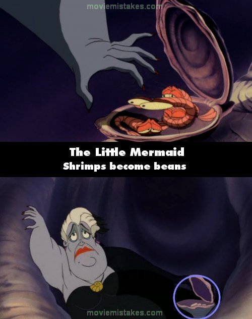 The Little Mermaid (1989) movie mistake picture (ID 297345)