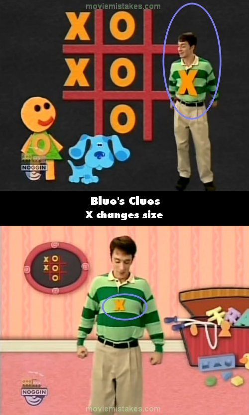 Blue's Clues (1996) TV mistake picture (ID 300602)
