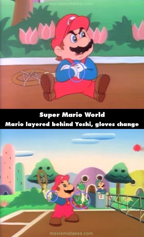 Super Mario World (1991) TV mistake picture (ID 356340)