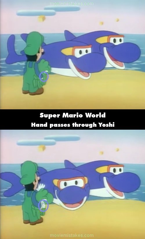 Super Mario World (1991) TV mistake picture (ID 356479)