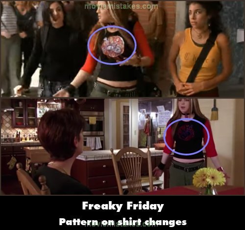 Freaky Friday (2003) movie mistake picture (ID 361543)