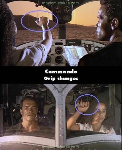 Commando (1985) movie mistake picture (ID 362236)