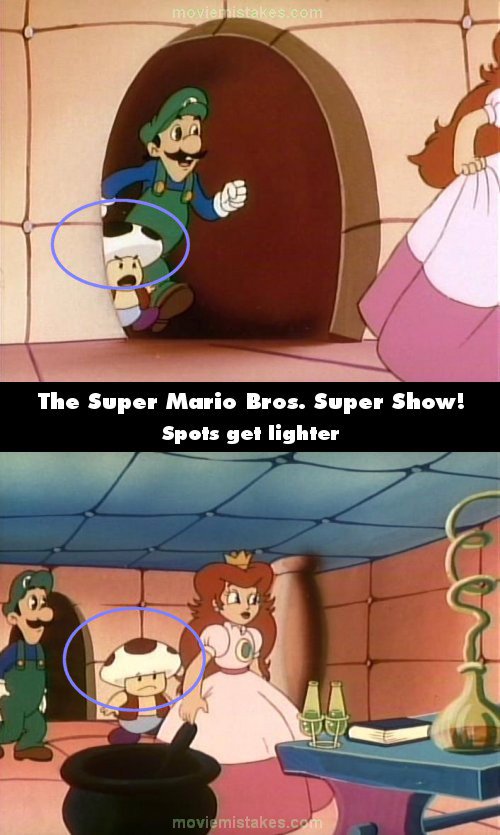 The Super Mario Bros. Super Show! (1989) TV mistake picture (ID 73568)