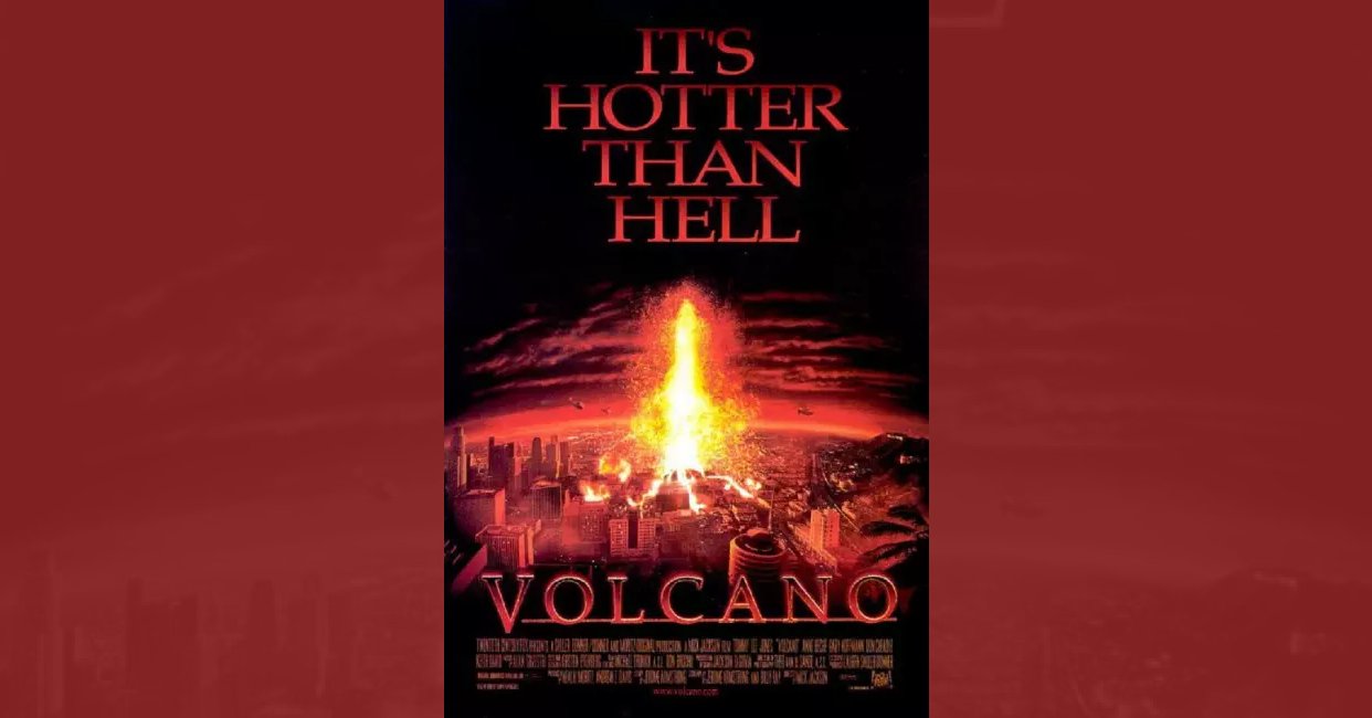 Volcano (1997) mistakes