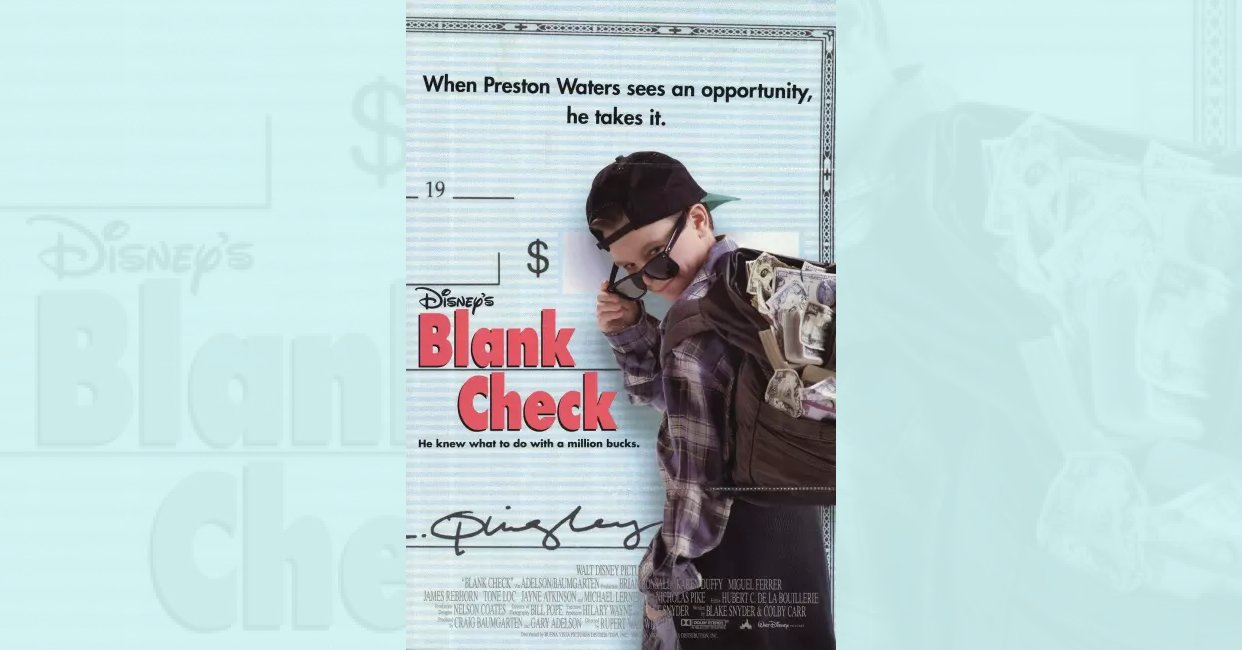 Blank Check (1994) mistakes