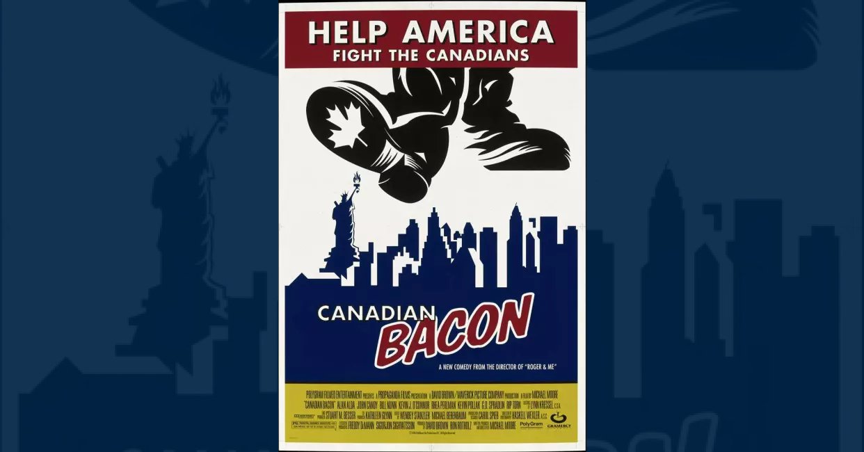 Canadian Bacon (1995) mistakes