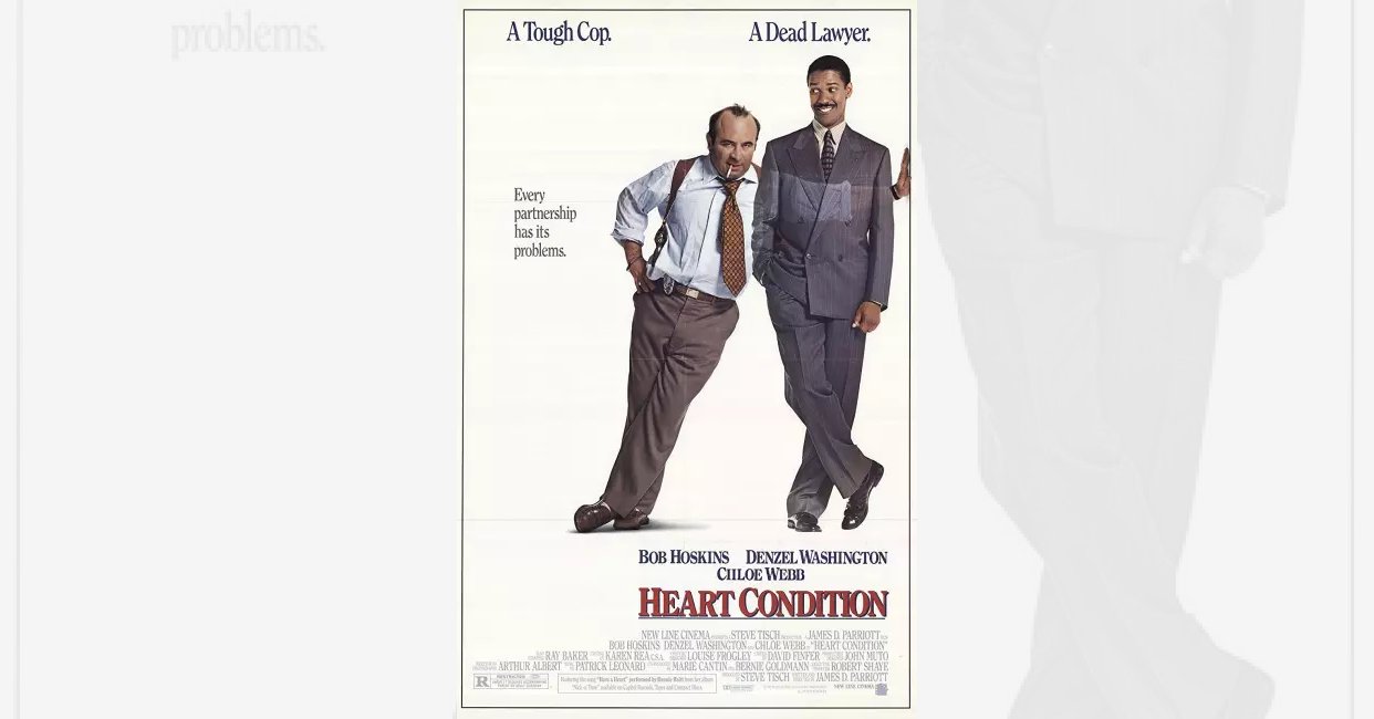 Heart Condition (1990) mistakes
