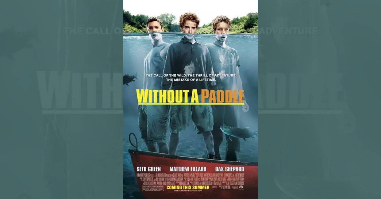 Without a Paddle (2004) mistakes