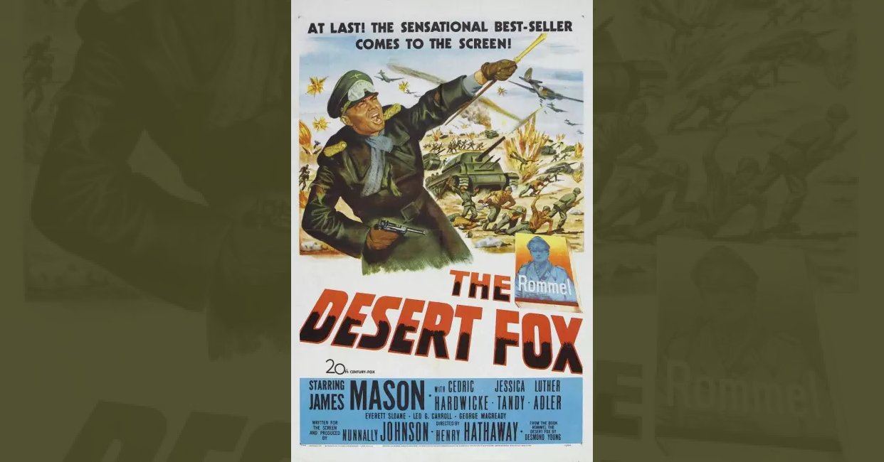The Desert Fox: The Story of Rommel (1951) mistakes